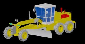Grader 3D 3DS Model for 3D Studio Max • Designs CAD