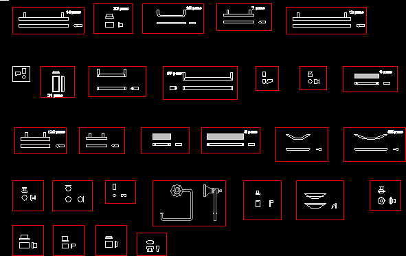 Hardware And Locks DWG Detail For AutoCAD Designs CAD