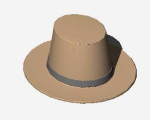 Hat 3D DWG Model for AutoCAD • Designs CAD