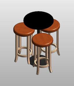 High Table 3D RFA Model • Designs CAD