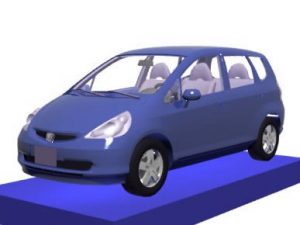 Honda Fit - Car 3D 3DS Model for 3D Studio Max • Designs CAD