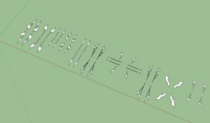 Horizontal Signs 3D SKP Model for SketchUp • Designs CAD
