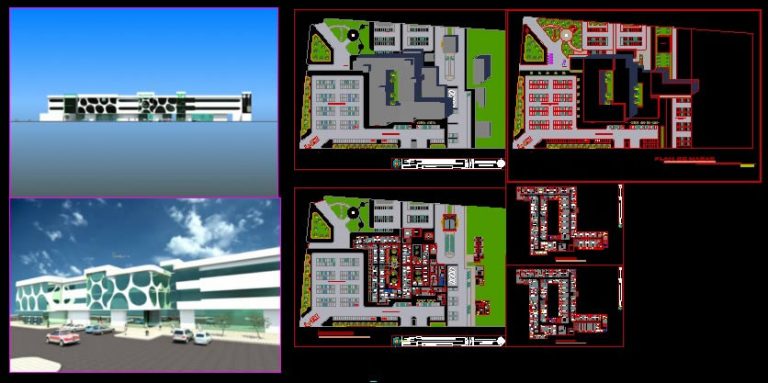 Hospital DWG Full Project for AutoCAD • Designs CAD