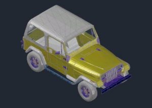 Jeep Wrangler 3D DWG Model for AutoCAD • Designs CAD