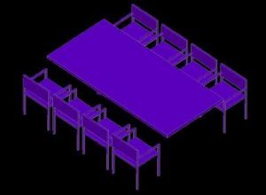 Kids Table 3D DWG Model for AutoCAD • Designs CAD