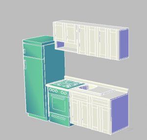 Kitchen 3D DWG Model for AutoCAD • Designs CAD