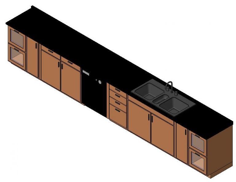 Kitchen 3D RFA Model • Designs CAD