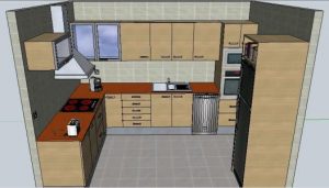 Kitchen 3D SKP Model for SketchUp • Designs CAD