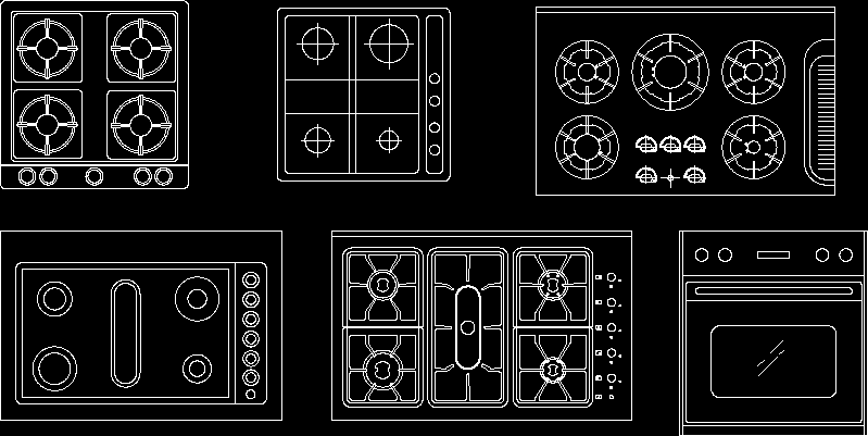 Kitchen Equipment DWG Block For AutoCAD Designs CAD