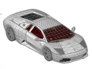 Lamborghini Murcielago - 3d Car 3D DWG Model for AutoCAD • Designs CAD