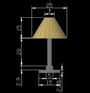 Lamp 3D DWG Model for AutoCAD • Designs CAD