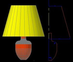 Lamp Room DWG Block for AutoCAD • Designs CAD