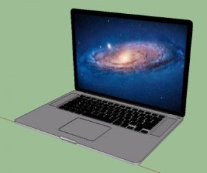 Laptop 3D SKP Model for SketchUp • Designs CAD