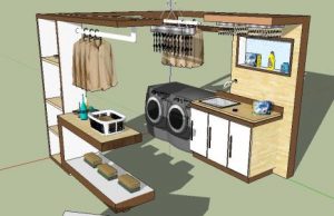Laundry 3D SKP Model for SketchUp • Designs CAD