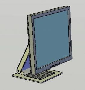 Lcd Screen 3D DWG Model for AutoCAD • Designs CAD