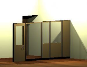 Office Cabin 3D DWG Model for AutoCAD • Designs CAD