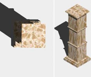 Marble Paw 3D DWG Model for AutoCAD • Designs CAD