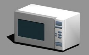 Microwave Oven 3D DWG Model for AutoCAD • Designs CAD
