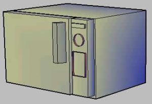 Microwave 3D DWG Model for AutoCAD • Designs CAD