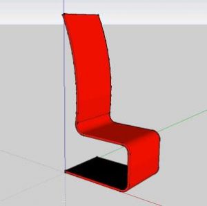 Minimalist Chair 3D SKP Model for SketchUp • Designs CAD