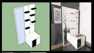 Mirror 3D SKP Model for SketchUp • Designs CAD