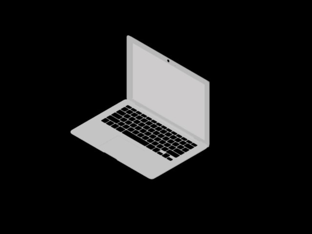 Model Macbook 3D DWG Model For AutoCAD Designs CAD