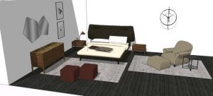 Metropolitan Game Room 3D SKP Model for SketchUp • Designs CAD