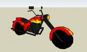 Motorcycle 3D SKP Model for SketchUp • Designs CAD