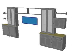 Mural Furniture DWG Block for AutoCAD • Designs CAD