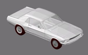 Mustang 3D DWG Model for AutoCAD • Designs CAD