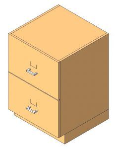 Office Drawer 3D DWG Model for AutoCAD • Designs CAD
