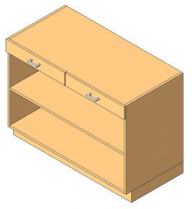 Office Drawers 3D RFA Model • Designs CAD