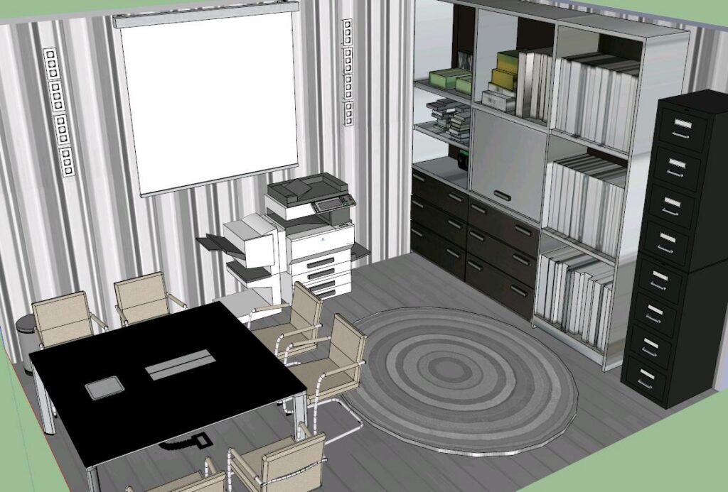 Office Room 3D SKP Model for SketchUp | Designs CAD