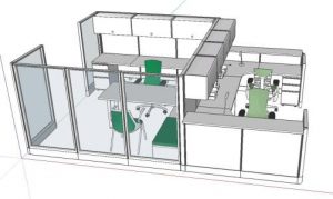 Office Setting 3D SKP Model for SketchUp • Designs CAD