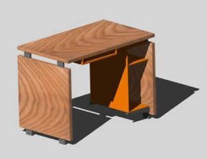 Pc Table 3D DWG Model for AutoCAD • Designs CAD