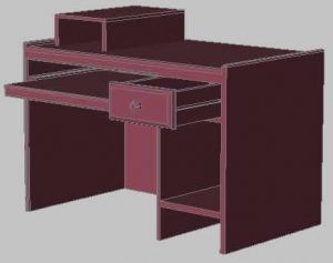 Pc Table DWG Block for AutoCAD • Designs CAD