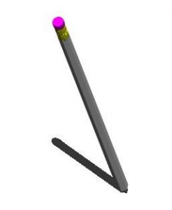Pencil 3D DWG Model for AutoCAD • Designs CAD