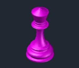 Piece Of Chess 3D DWG Model for AutoCAD • Designs CAD