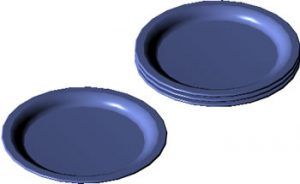 Plates 3D DWG Model for AutoCAD • Designs CAD