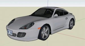 Porche 911 3D SKP Detail for SketchUp • Designs CAD