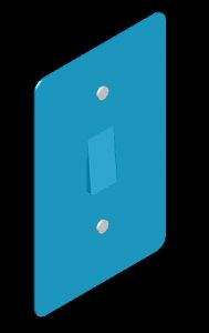 Power Switch 3D DWG Model for AutoCAD • Designs CAD