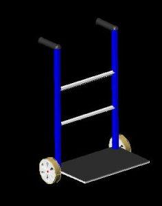 Pushcart 3D DWG Model for AutoCAD | DesignsCAD
