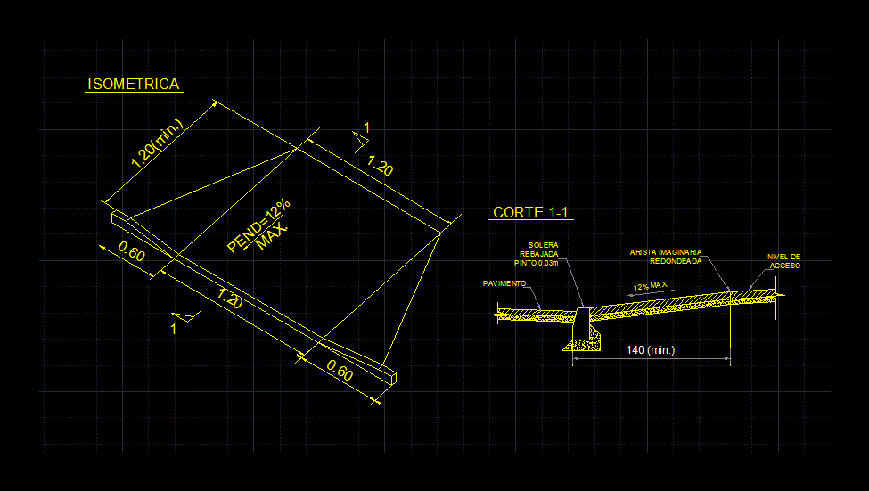 Ramp DWG Detail For AutoCAD Designs CAD