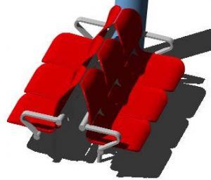 Reception Chairs 3D DWG Model for AutoCAD • Designs CAD