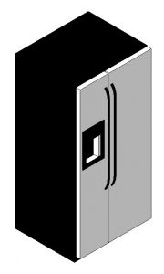 Refrigerator 3D RFA Model • Designs CAD