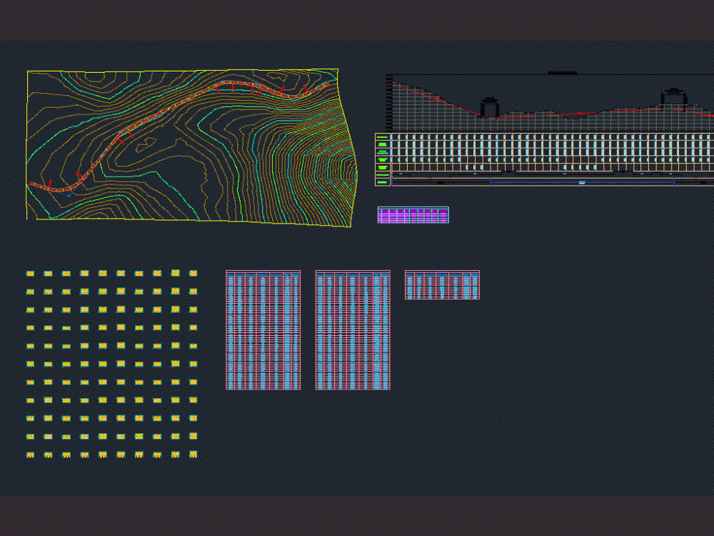 Road 1km DWG Section for AutoCAD • Designs CAD