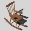 Rocking Chair 3D DWG Model for AutoCAD • Designs CAD