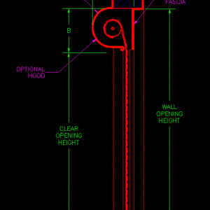 Rolling Door Detail DWG Detail for AutoCAD | Designs CAD