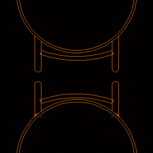 Round Chairs DWG Block for AutoCAD • Designs CAD