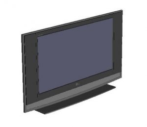 Screen Tv DWG Block for AutoCAD • Designs CAD